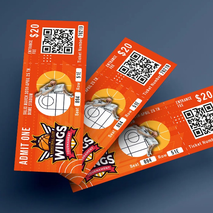 Impresión Tickets para eventos talonarios personalizados USA